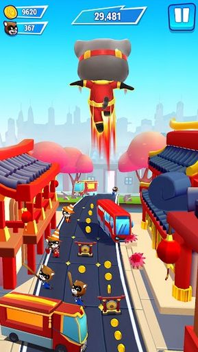Parler Tom Hero Dash mod apk v4.0.0.4275 Unlimited Money